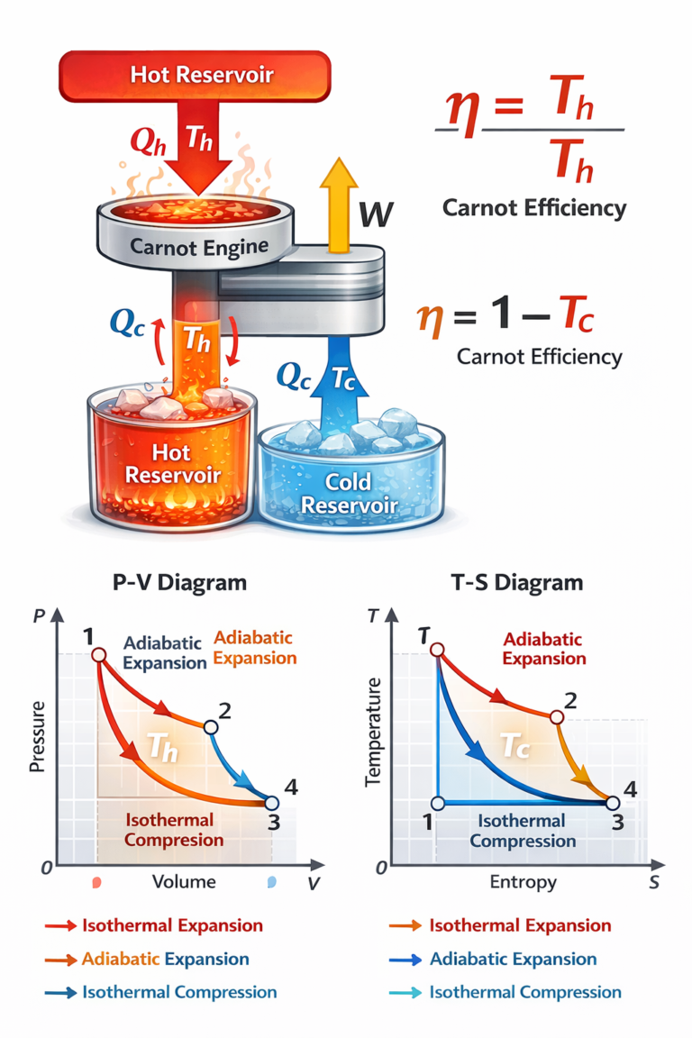 Carnot Efficiency Calculator (Physics) – Calculate Heat Engine ...