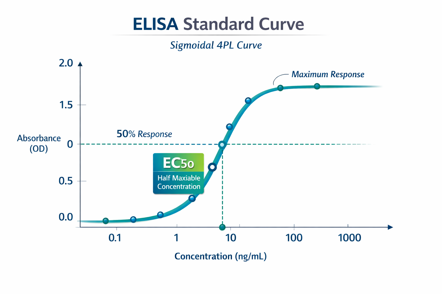 ELISA Standard Curve Calculator – Calculate Concentration from OD ...